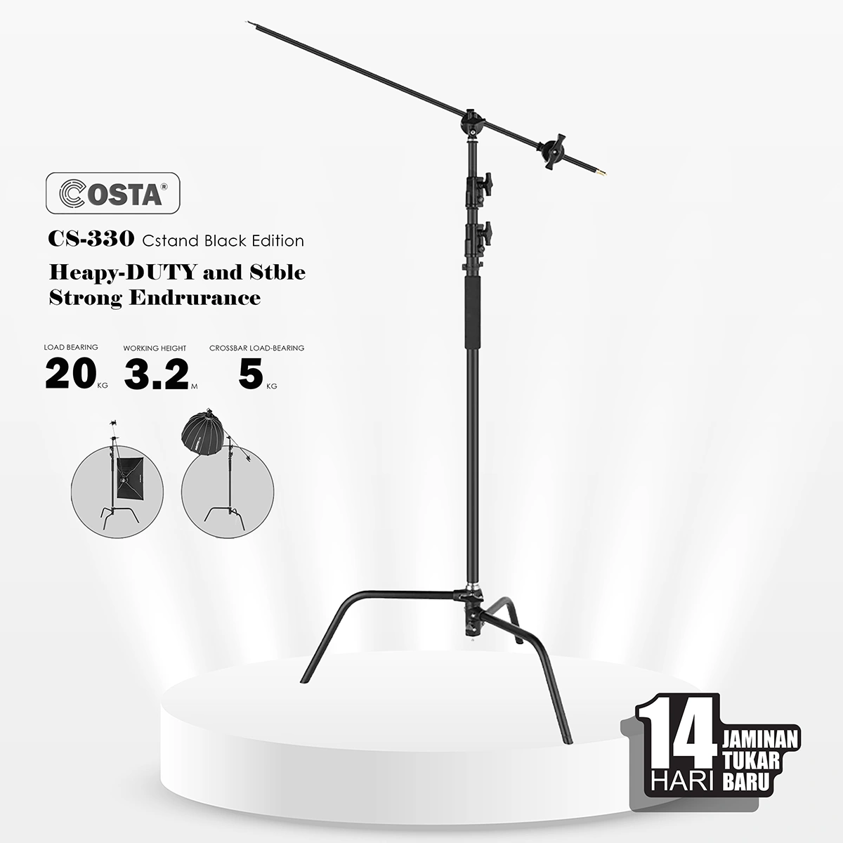 COSTA CS-330 C Stand Light Black Edition | COSTA Official Website