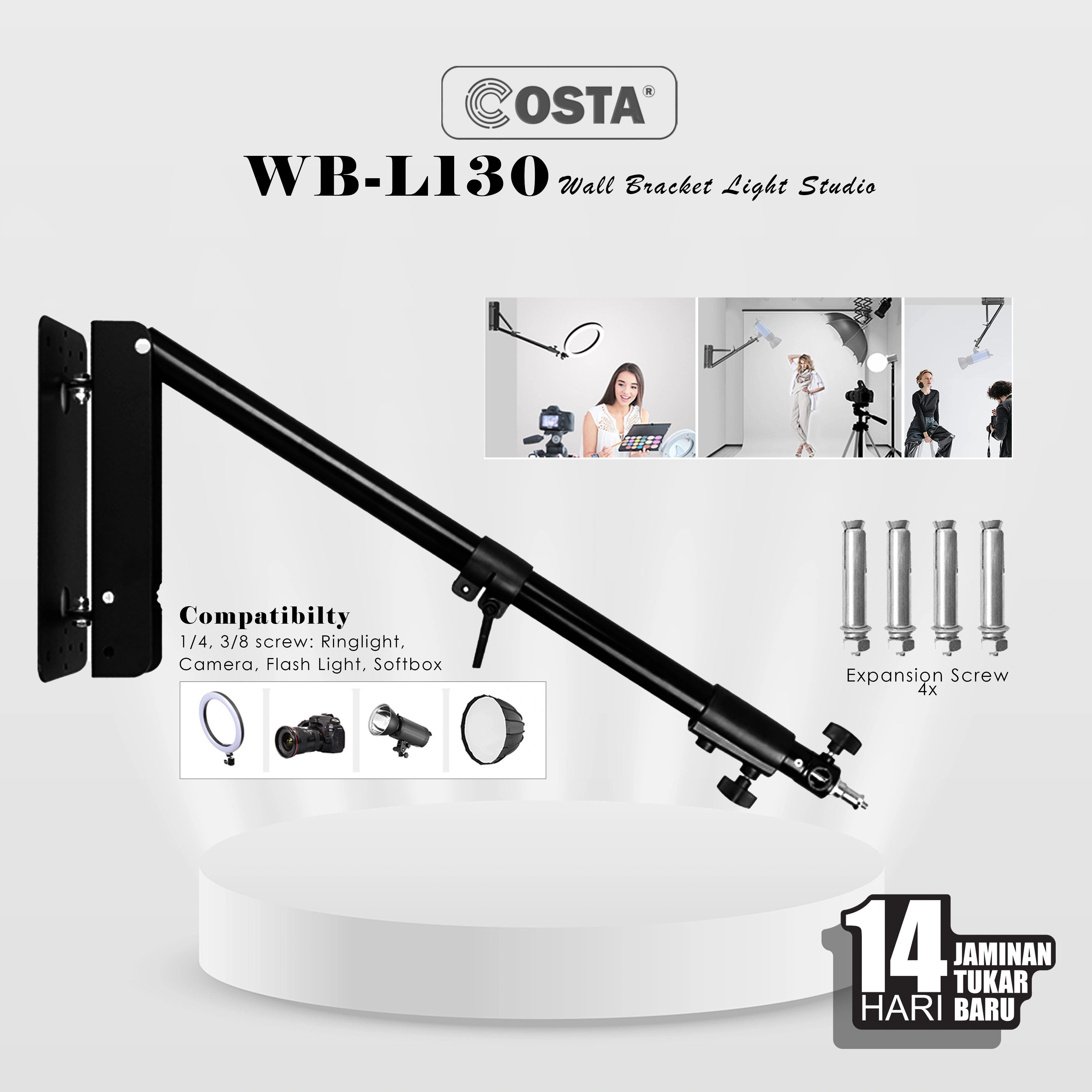COSTA WB-L130 Wall bracket Light Studio | COSTA Official Website